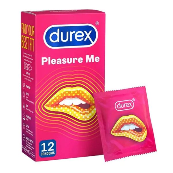 Durex Pleasure Me Ribbed And Dotted Condoms 12 Pack - Flawless Fantasies