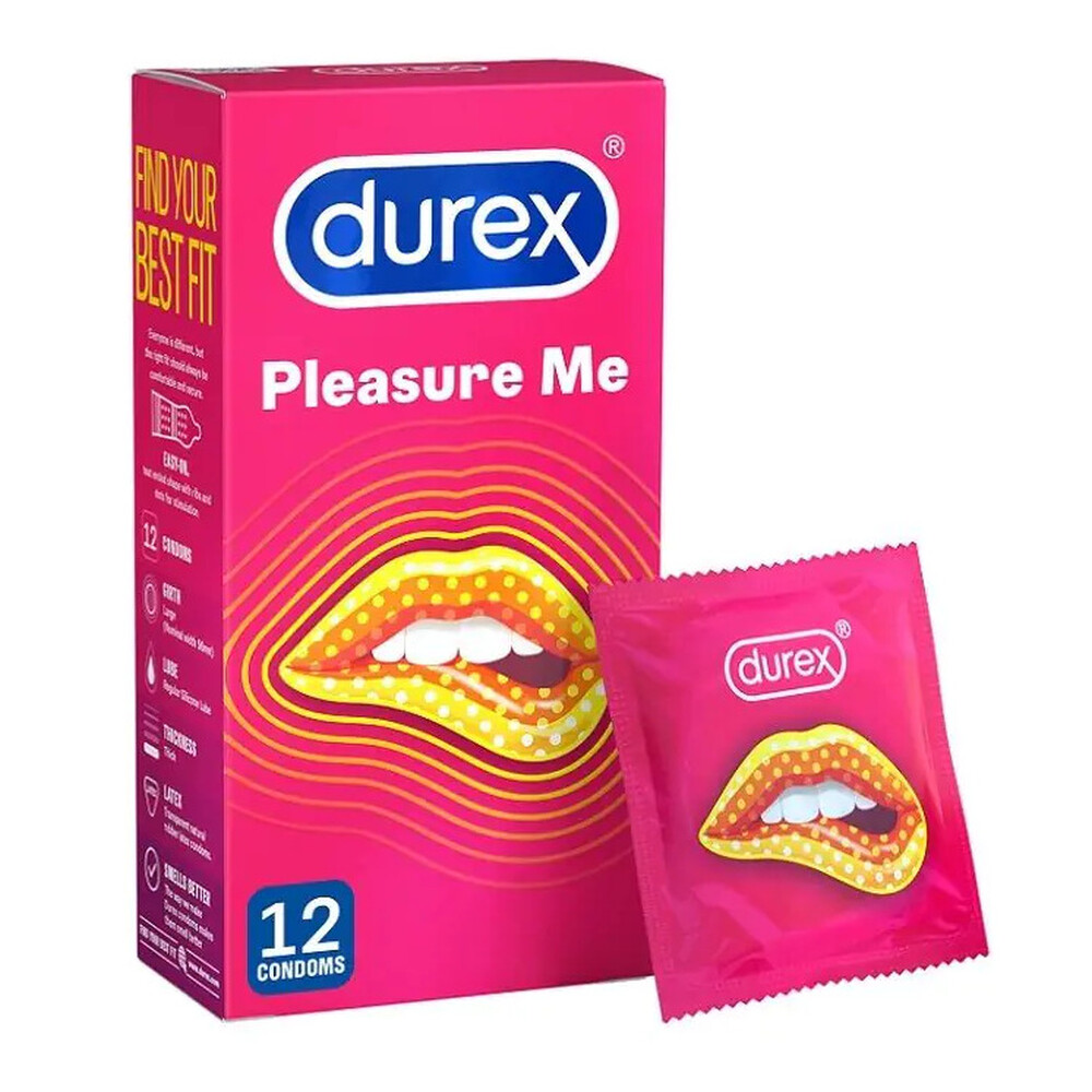 Durex Pleasure Me Ribbed And Dotted Condoms 12 Pack - Flawless Fantasies