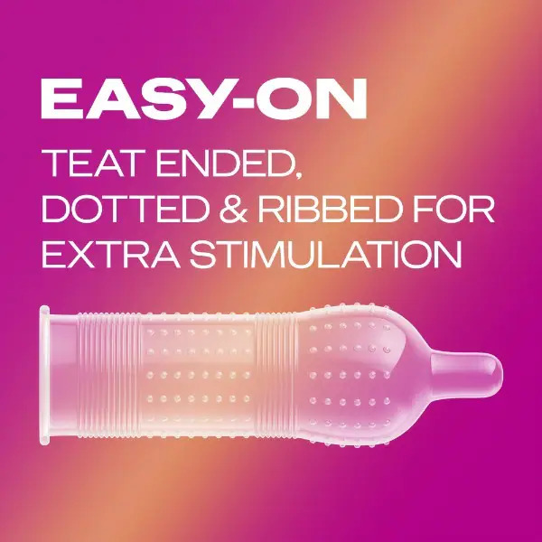 Durex Pleasure Me Ribbed And Dotted Condoms 12 Pack - Flawless Fantasies